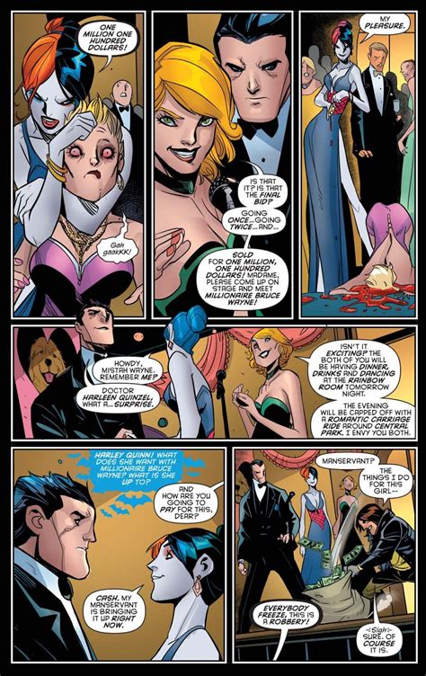 A Comic Strip With An Image Of Batman And Catwoman Talking To Each