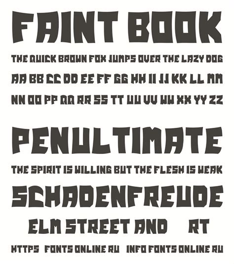 Faint Book Font