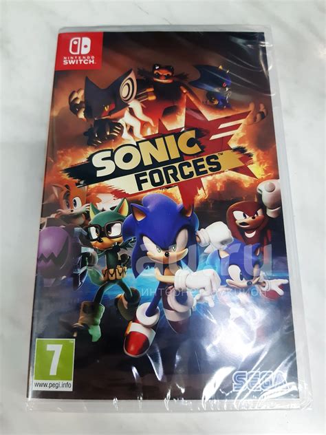 Sonic Forces . Лицензионный картридж для Nintendo Switch . Субтитры на ...