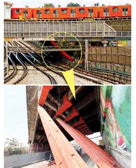 Apuntalan la Línea 9 del Metro atienden a hundimientos