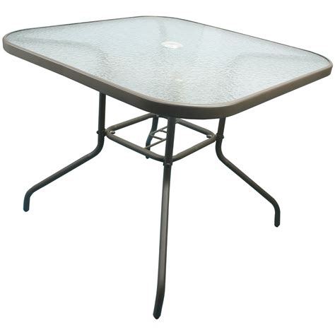 Conjunto De Mesa Quadrada Para Jardim Cadeira E Guarda Sol 6