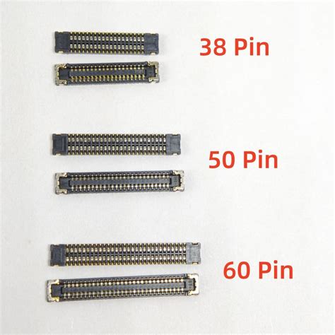 2 10 ชิ้น Fpc Connector สําหรับ Infinix Tecno จอแสดงผล Lcd บน Flex สายบนเมนบอร์ดเมนบอร์ด 38pin