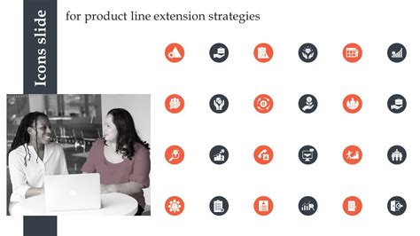 Icons Slide For Product Line Extension Strategies Ppt File Background