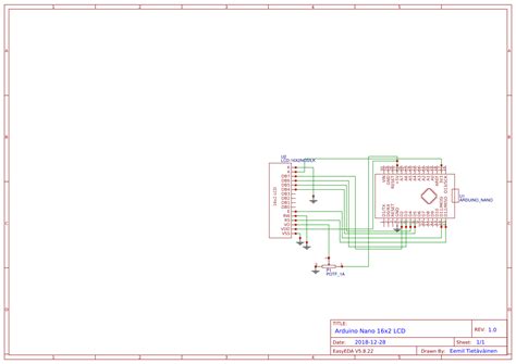 Arduino Nano Schematic Search EasyEDA