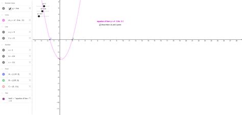 Exploring The Graphs Of Quadratic Functions Geogebra