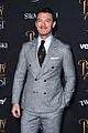 Dan Stevens Luke Evans Suit Up For The Beauty The Beast Premiere
