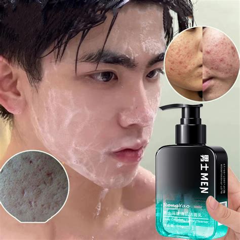 Mens Face Wash Sabun Muka Pria Untuk Kulit Kusam Kontrol Minyak Pori