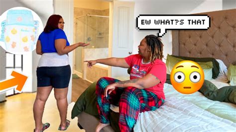 Wearing A Diaper To Bed To See My Fiancés Reaction Hilarious Youtube