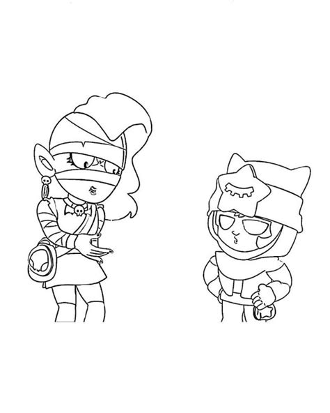 Desene Cu Emz Brawl Stars De Colorat Imagini și Planșe De Colorat Cu