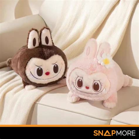 ตุ๊กตาหมอน The Monsters Labubu And Mokoko Sweet Sleeping Lying Doll [pop Land] Th