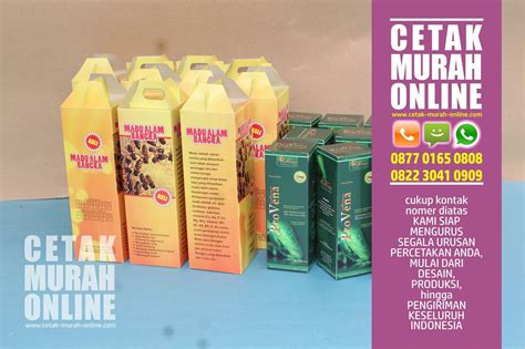 CETAK MURAH KEMASAN BOTOL MADU DAN OBAT CETAK KARDUS MURAH DAN KEMASAN DUPLEX