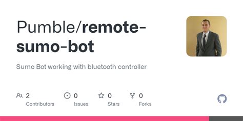 GitHub Pumble Remote Sumo Bot Sumo Bot Working With Bluetooth Controller