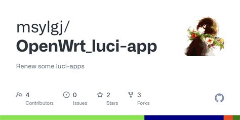 Github Msylgjopenwrtluci App Renew Some Luci Apps