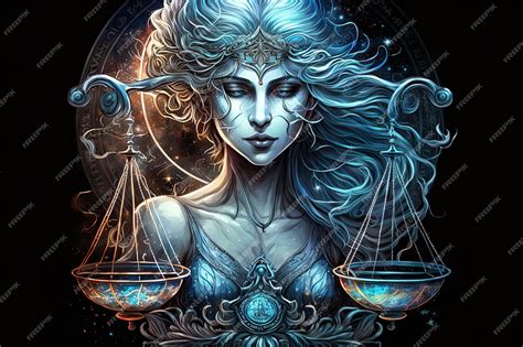 Premium Photo Backdrop Of Sacred Zodiac Libra Symbols Astrology
