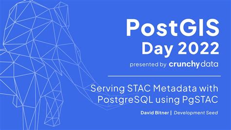 Serving Stac Metadata With Postgresql Using Pgstac Youtube