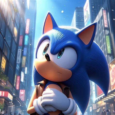 19446 Safe Ai Art Sonic The Hedgehog Hedgehog 2024 3d Abstract