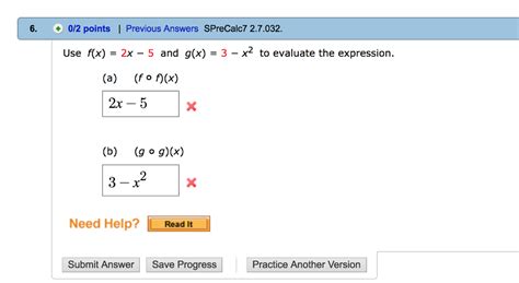 Solved 6 0 2 Points Previous Answers SPreCalc7 2 7 032 Chegg