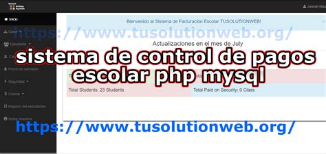 Sistema De Control De Pagos Escolar Php Mysql Descarga Código Fuente Gratis Recursos De