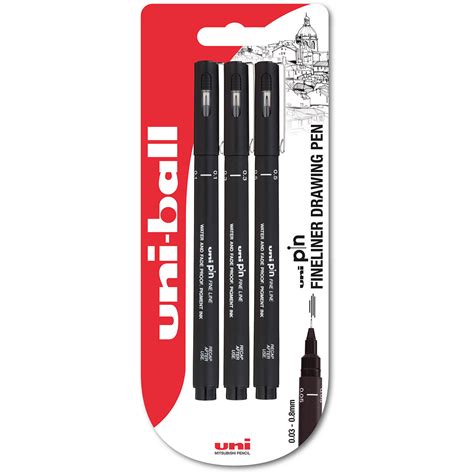 Uni Ball Pin Drawing Pens 01mm 03mm 05mm 153486603 The