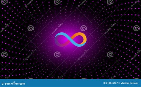 Dfinity Internet Computer ICP Isometric Token Symbol In Digital Circle