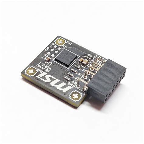 Trusted Platform Module MSI TPM2 0 SPI MS 4462 12 рin for MSI