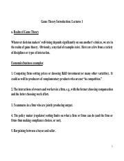 Lectures Introduction To Game Theory Pdf Game Theory Introduction Lectures A Realm Of