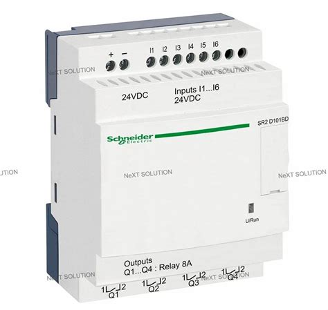 Sr2d101bd Schneider Zelio Logic 10 I O 24 V Dc No Clock No
