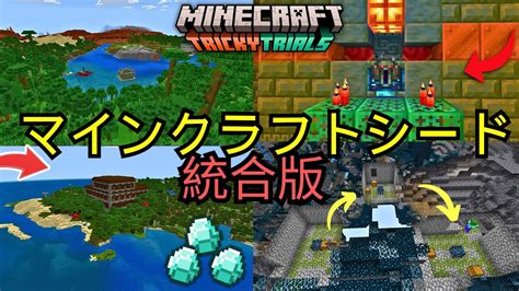 【マイクラ統合版】神シード値 121 Youtube