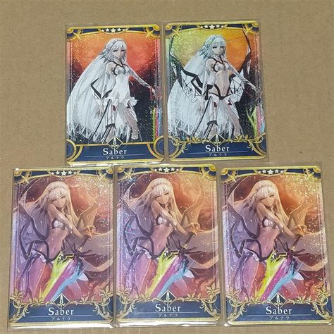 Fgo アーケード アルテラ 初期 第三再臨 最終フェイタル 5枚セット メルカリ