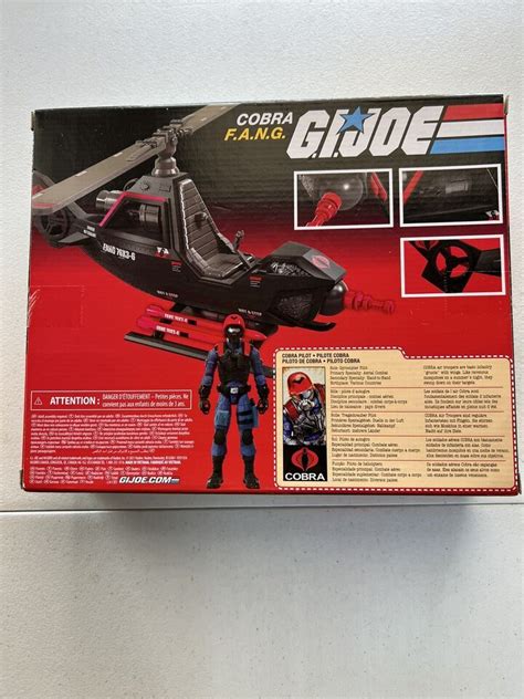 Hasbro Gi Joe Retro Collection Cobra Fang Copter And Pilot Exclusive