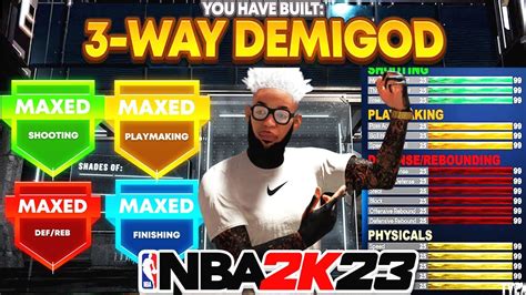 NBA 2K23 DEMIGOD 6 9 BUILD BEST 6 9 BUILD NBA 2K23 THIS BUILD CAN