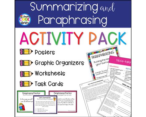 Paraphrasing Exercises Paraphrasing Exercises