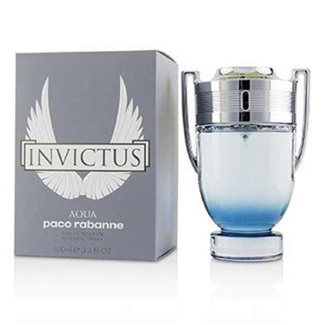 Paco Rabanne Invictus Aqua Eau de Toilette, Cologne for Men, 3.4 Oz ...