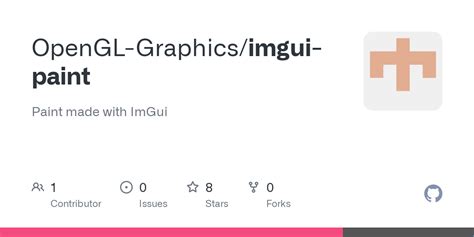 GitHub OpenGL Graphics Imgui Paint Paint Made With ImGui