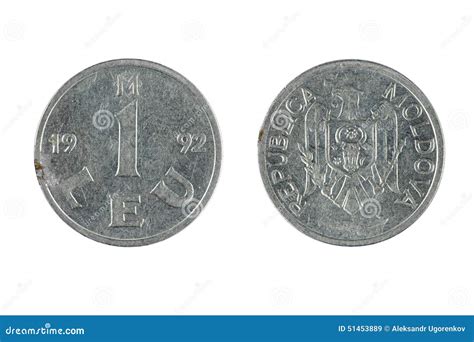 Coin Moldova stock image. Image of finance, money, historical - 51453889