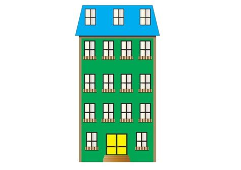 Premium Vector Beautiful Green Building Free Vector