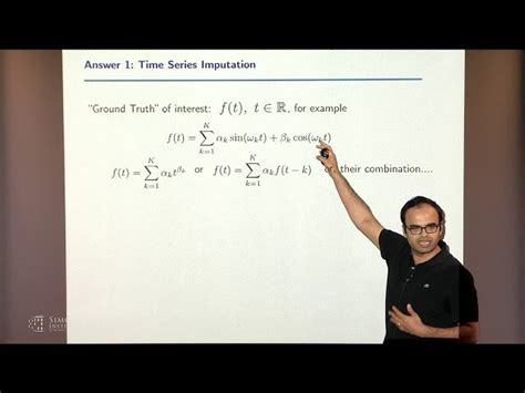Free Video Time Series Analysis Via Matrix Estimation From Simons Institute Class Central