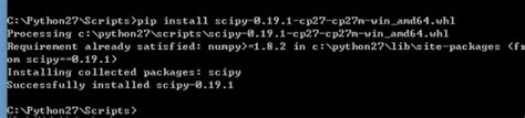 python scipy stats安装 python安装pip、numpy、scipy、statsmodels、pandas、matplotlib等 csdn博客