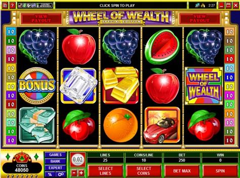 Wheel Of Wealth Special Edition By Microgaming