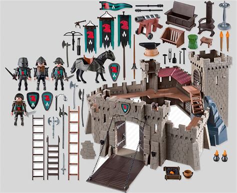 Notice château fort Playmobil 4866 La forteresse des chevaliers du Faucon
