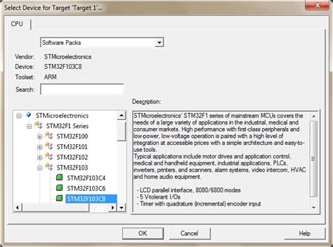 Arm Cortex M3 Stm32f103 Tutorial Keil Uvision Ide Make A New Project Ömer Salih Gül