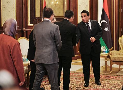 وكالة الأنباء الليبية رئيس المجلس الرئاسي محمد المنفي يستقبل