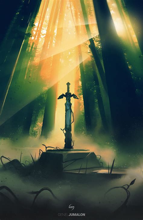 Korok Forest Home Fine Art Print Shiba Shop Zelda Art Legend Of