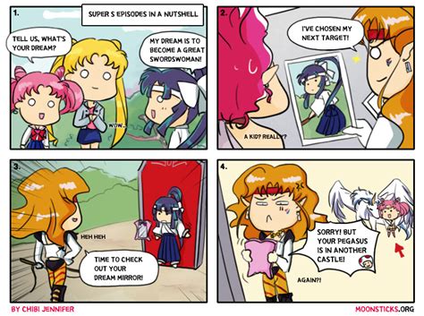 Sailor Moon Supers In A Nutshell Sailor Moon Parody Comic