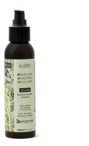 Óleo Bah 100ml Regenerador Vegano De Sírius