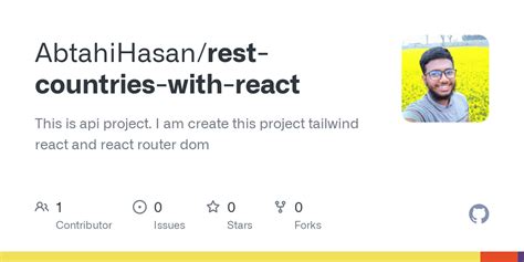 GitHub AbtahiHasan Rest Countries With React This Is Api Project I Am Create This Project