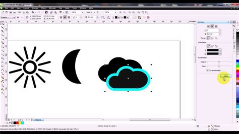 Урок для новичков как нарисовать векторные иконки в Coreldraw Youtube