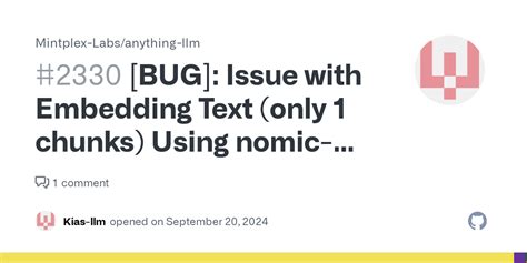 BUG Issue With Embedding Text Only Chunks Using Nomic Embed Text Latest Or Naive