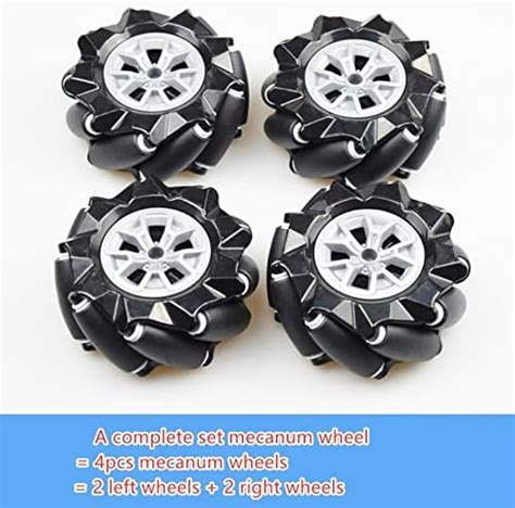 Mecanum Wheel 4wd Metal Robot Car Chassis Remote Control Learning Kit For Arduino Raspberry Pie