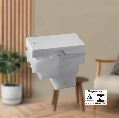 Módulo Interruptor Bipolar Simples 10a 250v Vivaz Ilumi